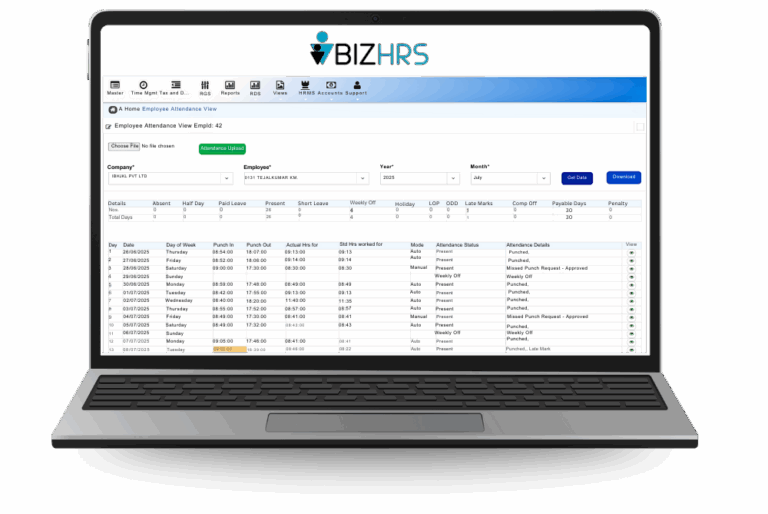 BizHRS HR Software – Payroll, Attendance & Core HR