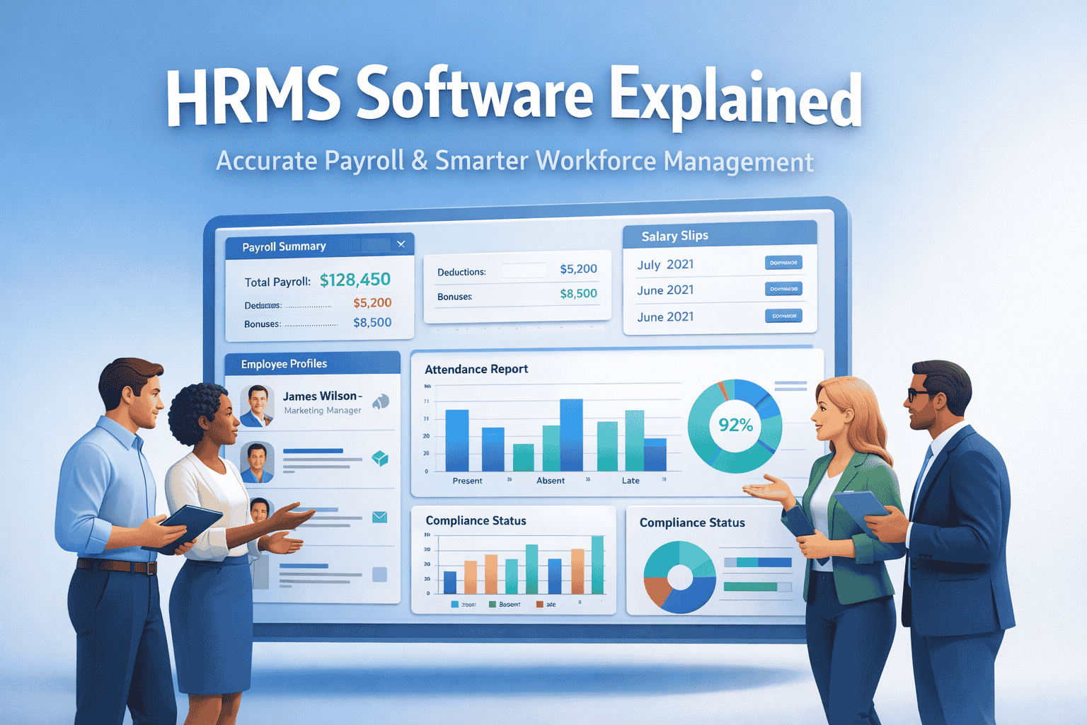 HRMS Software for Payroll & Workforce Management
